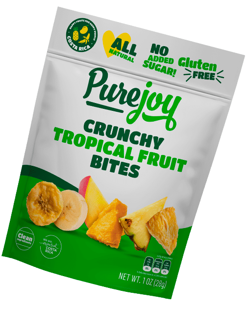 Snacks of Dehydrated & Crunchy Fruit | Pure Joy Costa Rica